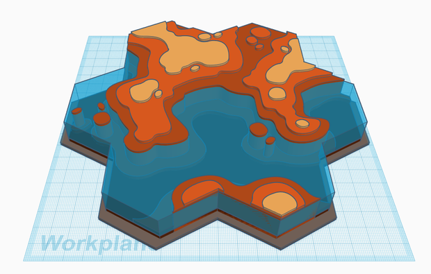 Terraforming Mars With 3 Stages | Tinkercad Scene Design - Tinkercad