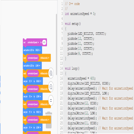 Tinkercad Blinking LED Lights - Tinkercad