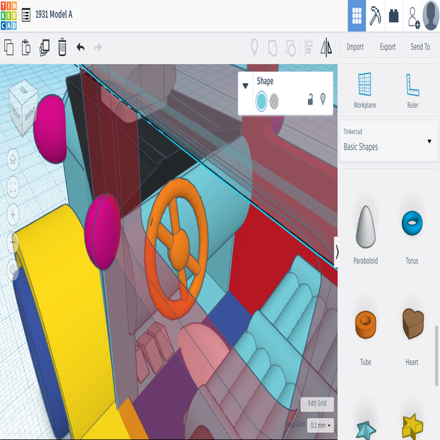 How to Make a Model a and Scene Using Tinkercad - Tinkercad