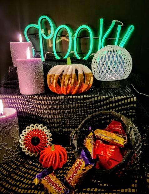 Make A 3d Printable Pumpkin With Codeblocks Tinkercad