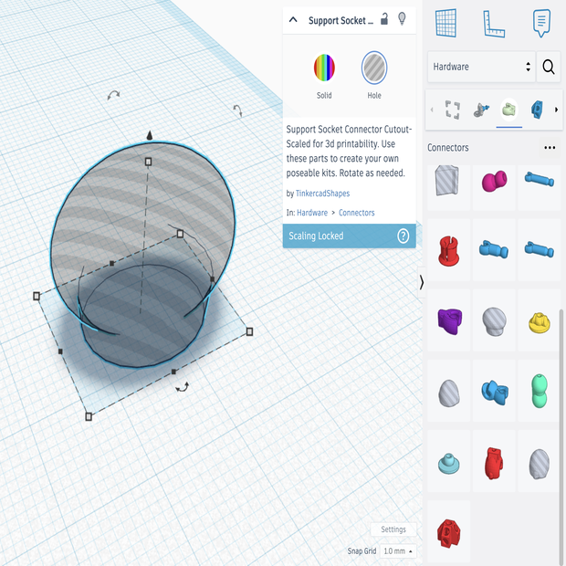 How to Use Sockets and Joint Connectors in Tinkercad - Tinkercad