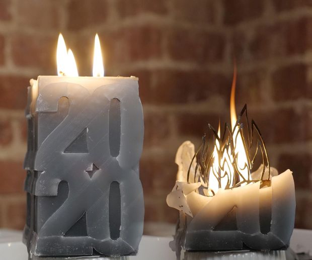 3D Printed Candle Mold - Tinkercad