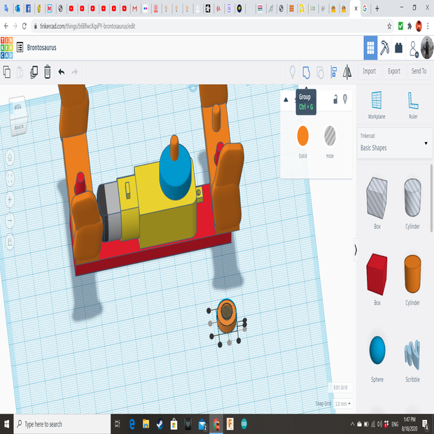 Tinkercad Robotics for School: Create TWO Walking Machines! - Tinkercad