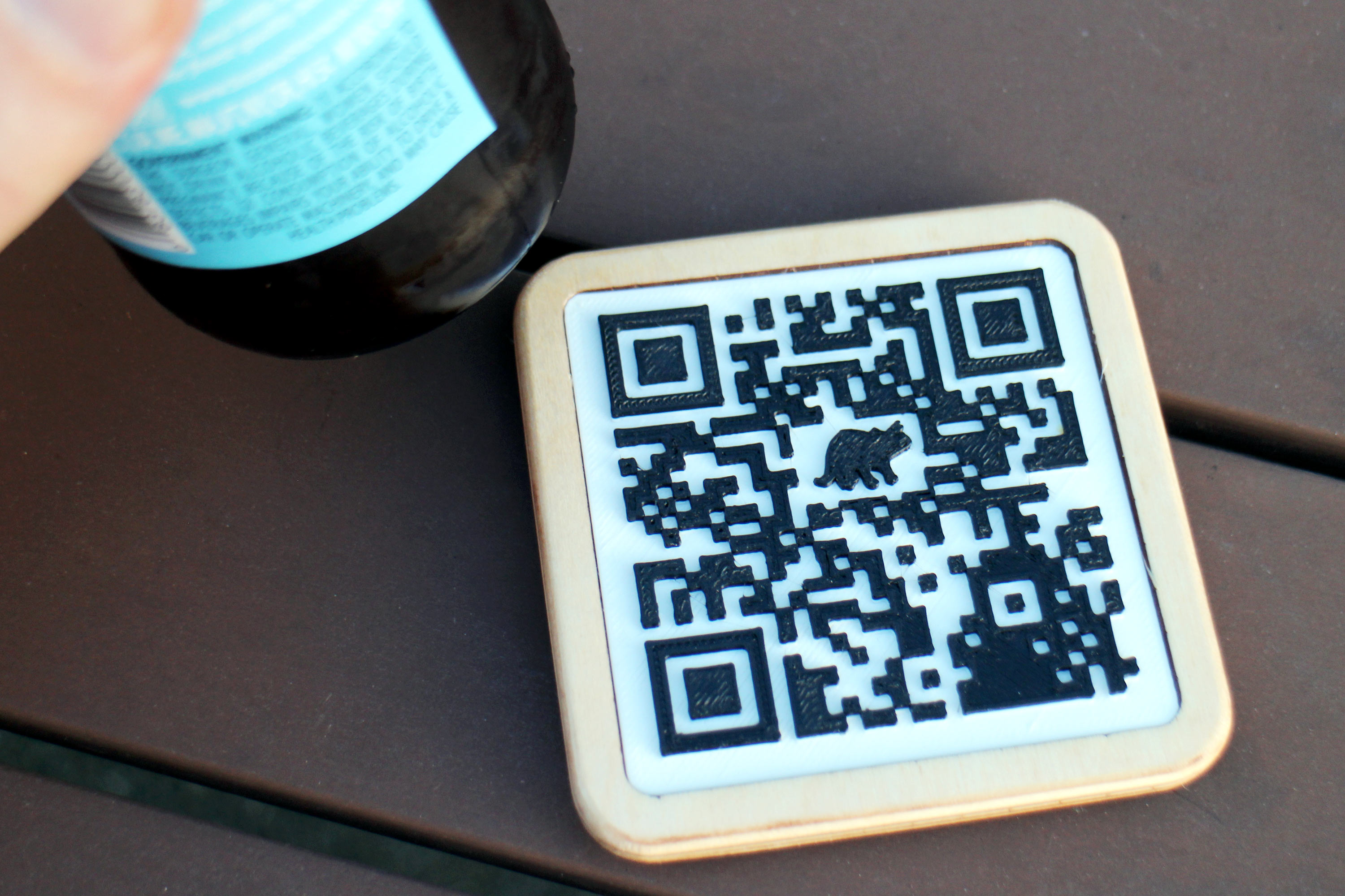 QR Coasters - Tinkercad