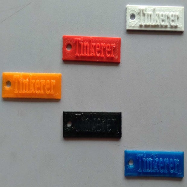 The Project Is Making Key Chain of the Students Name Using Tinkercad ...