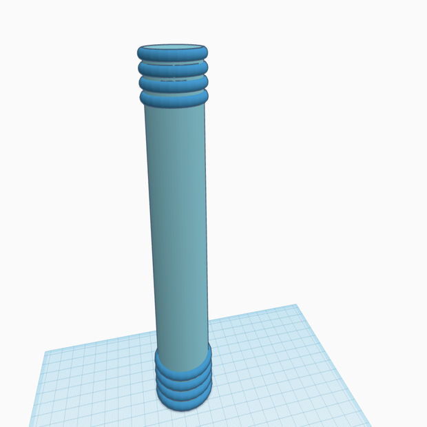 3D Printed Rain Sticks - Tinkercad