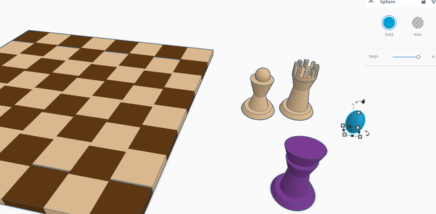 How to Make a 3D Printable Chess Set With Autodesk Tinkercad - Tinkercad