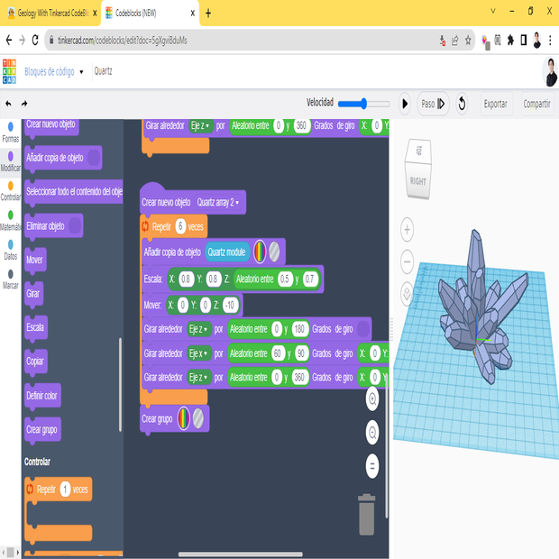 Geology With Tinkercad Codeblocks Tinkercad