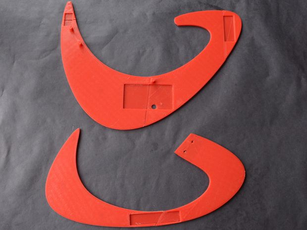3D Printed Futuristic Space Age Wall Clock - Tinkercad