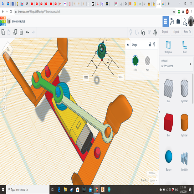 Tinkercad Robotics for School: Create TWO Walking Machines! - Tinkercad