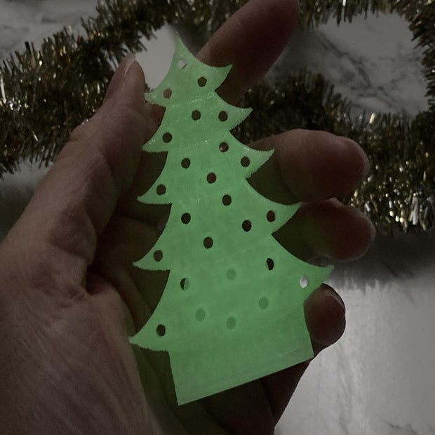 Christmas Tree LED Holder - Tinkercad