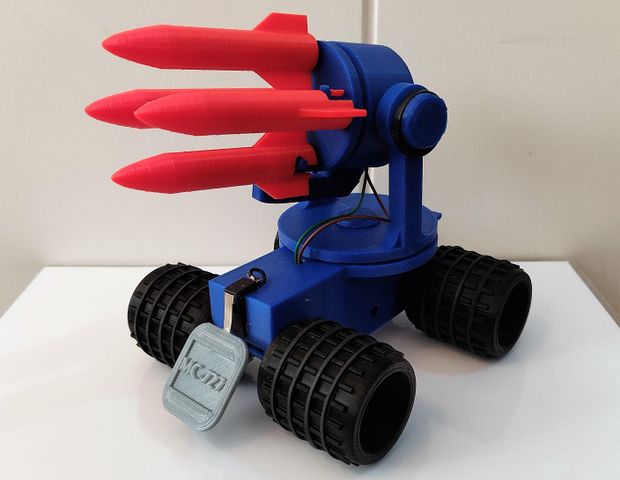 Tinkercad Robotics for School: Rocket Launching Mini-bot - Tinkercad