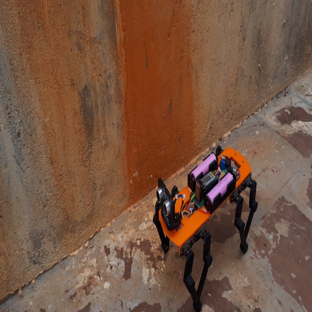 Baby MIT Cheetah Robot V2 Autonomous and RC - Tinkercad