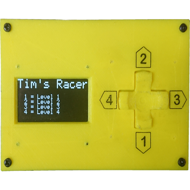Making a Game Box [Tim's Racer] - Tinkercad