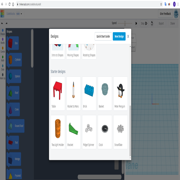 Snowflake Fidget Spinner - Tinkercad