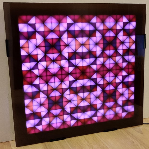 Tetrakis Square Tiling With WS2812 LEDs - Tinkercad