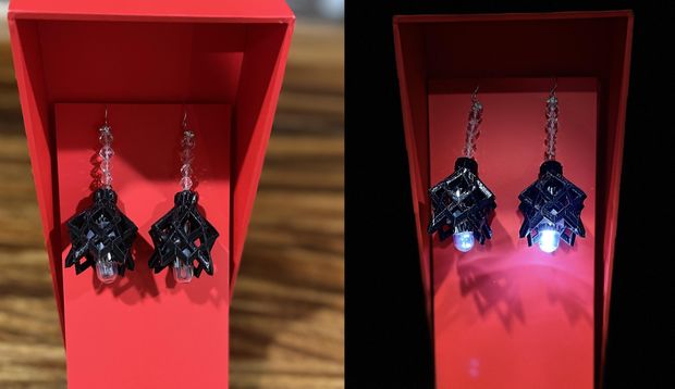 3D Printed LED Earring With Tinkercad Codeblocks - Tinkercad