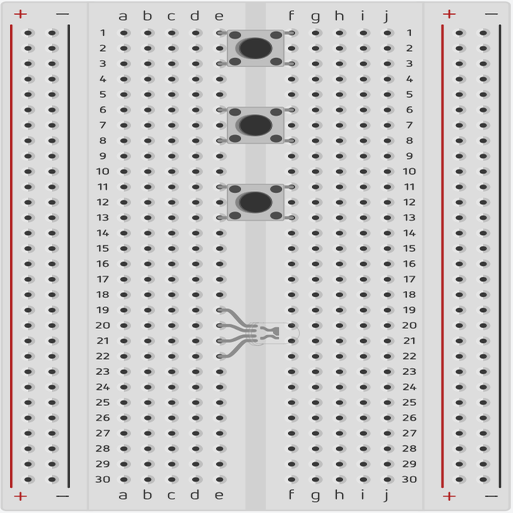 RGB LED Color Changer - Tinkercad