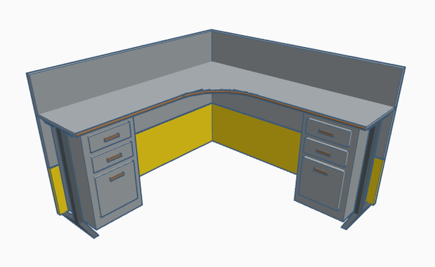 Diorama Project: 427's Office (Tinkercad) - Tinkercad