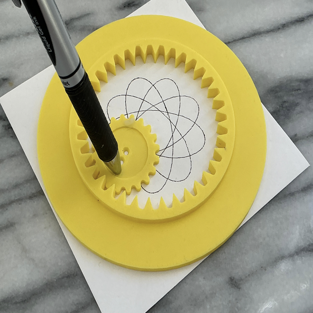 3D Printed Spirograph - Tinkercad