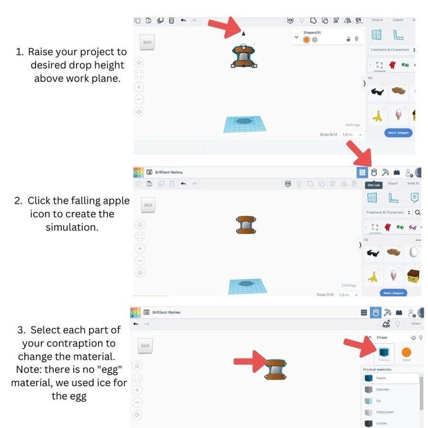 Land an Egg on Mars! Design and Print a Landing Seat for an Egg Drop ...