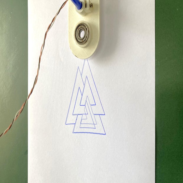 Polargraph Plotter - Tinkercad