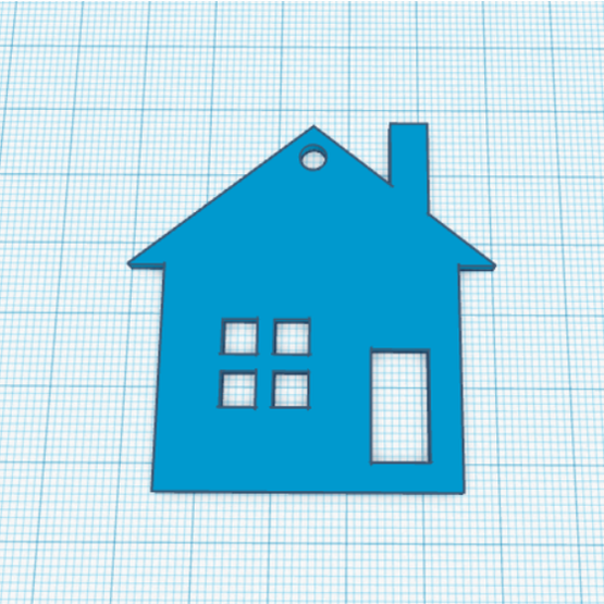 Custom 3d Printed Keychain - Tinkercad