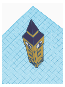 Make the Elizabeth Tower in 3d With Tinkercad - Tinkercad