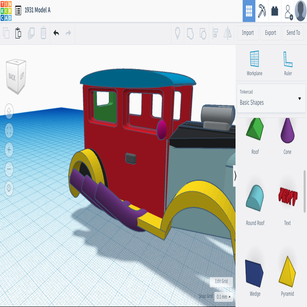 How to Make a Model a and Scene Using Tinkercad - Tinkercad