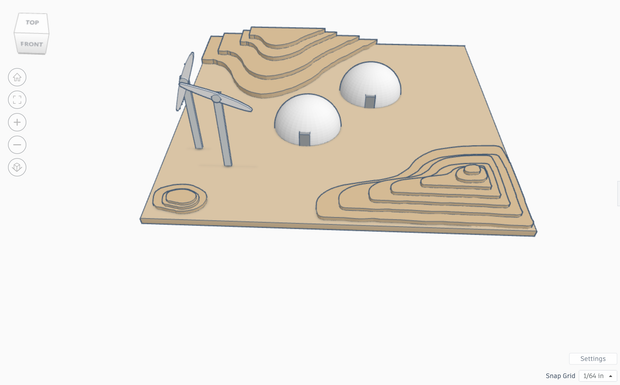 Extreme Desert Habitat - Tinkercad