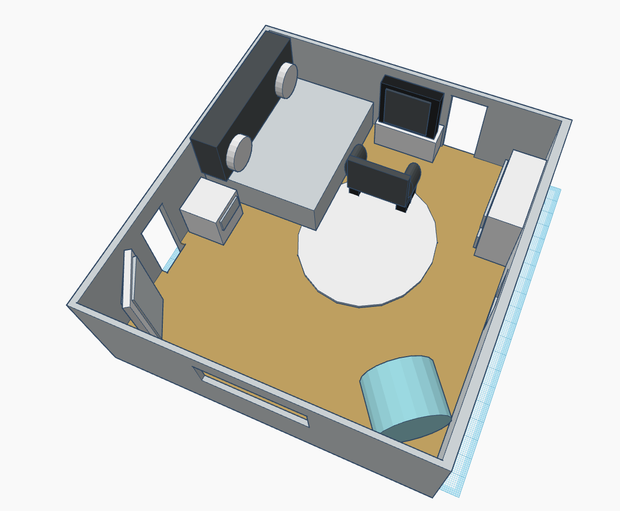 Room Redesign Project - Tinkercad