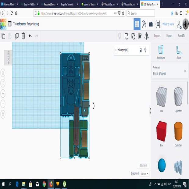 Creating a Transformer With Tinkercad - Tinkercad