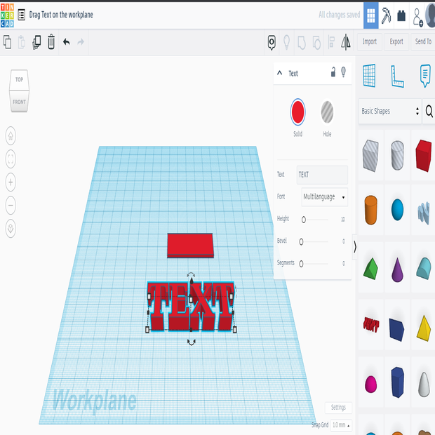 The Project Is Making Key Chain of the Students Name Using Tinkercad ...