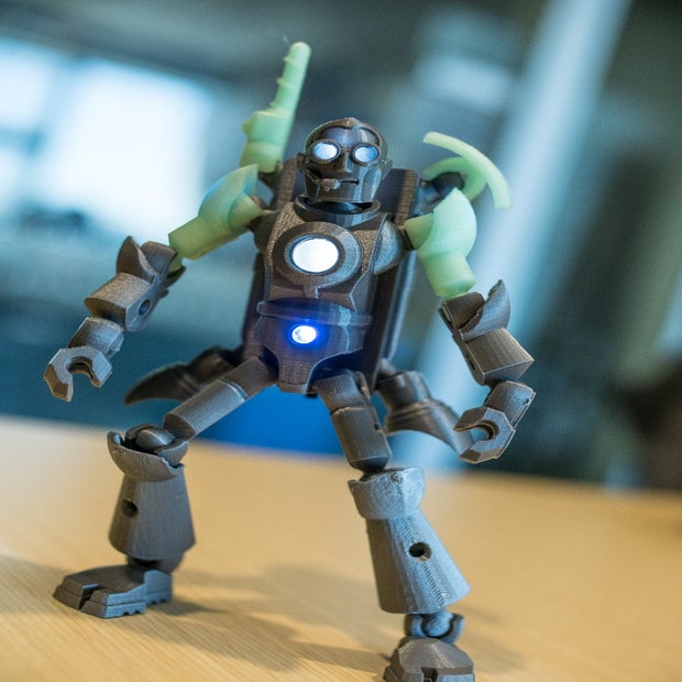 Build a Custom 3d Printed, Light-up Figure - Tinkercad