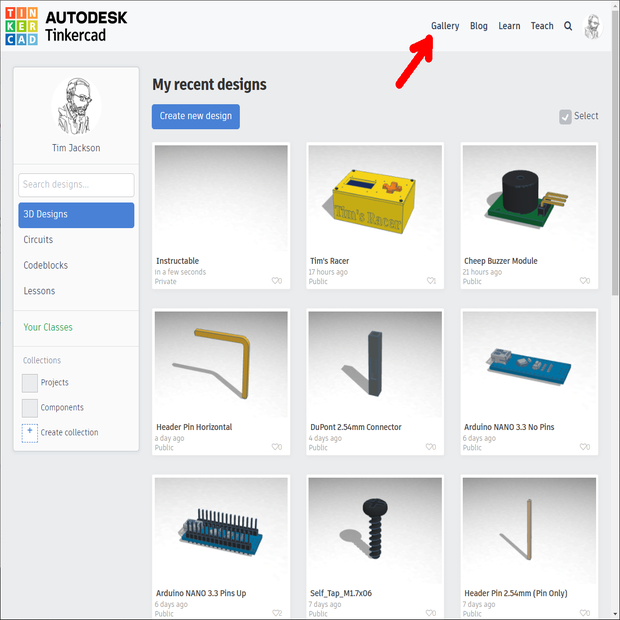 Making a Game Box [Tim's Racer] - Tinkercad