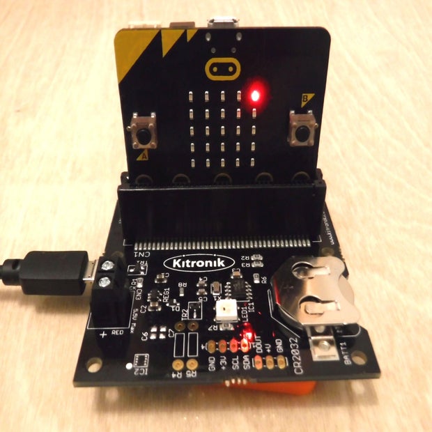 Micro Binary Clock - Tinkercad