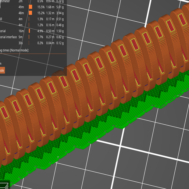 3D Printed Flexi Snake - Tinkercad