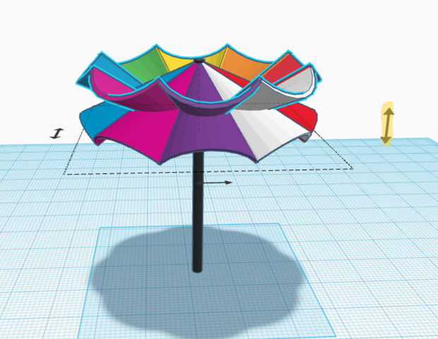 Creating a Colorful Umbrella With Tinkercad - Tinkercad