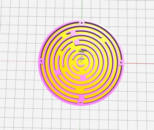 Circular Maze Generator Basic Tinkercad