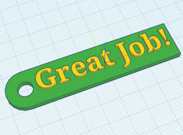 Tinkercad Codeblocks Resizing Nametag Tinkercad