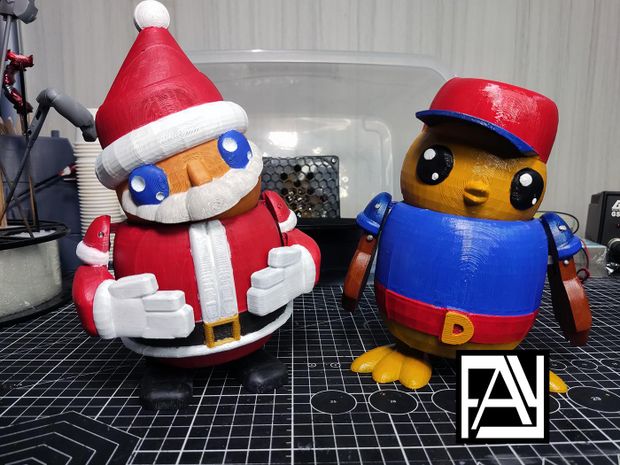 Dancing Santa Clause Automata - Tinkercad