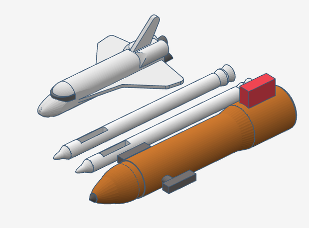 Tinkercad Space Shuttle - Tinkercad
