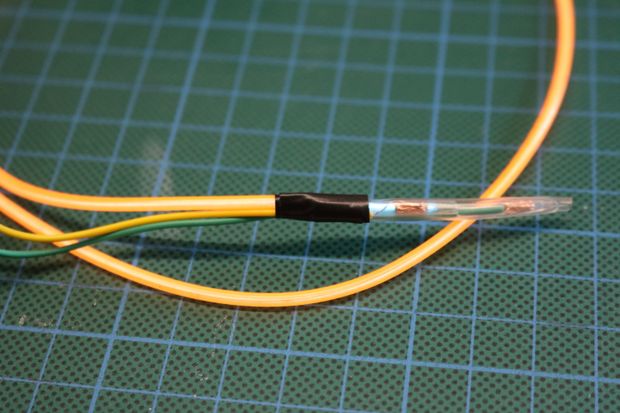 EL Wire Neon Nixie Style Clock - Tinkercad