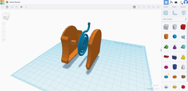 Pocket Catapult - Tinkercad