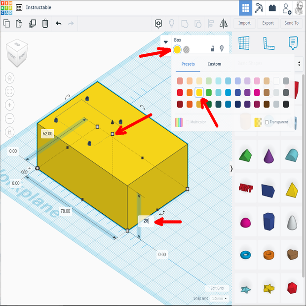 Making a Game Box [Tim's Racer] - Tinkercad