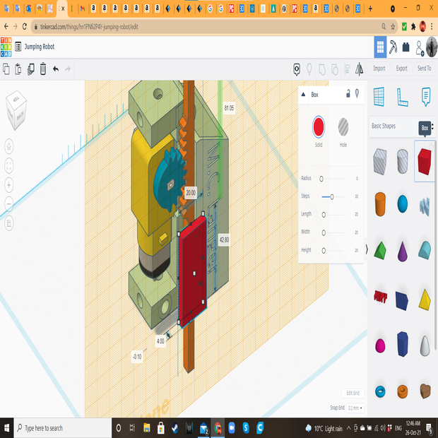 Tinkercad Robotics for School: Gerbil, the Jumping Robot! - Tinkercad