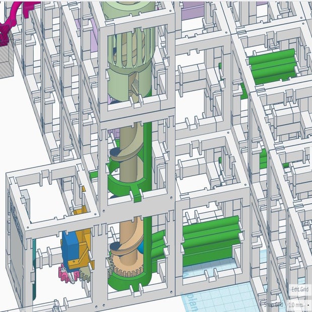 Modular Marble Run - Tinkercad