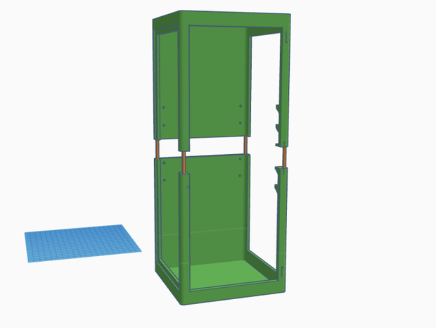 Telephone Booth - Indoor Greenhouse With Lights - Tinkercad
