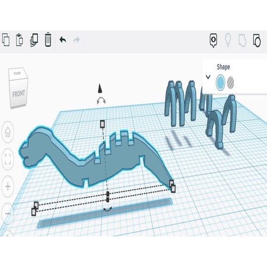 Design Dinosaur Skeletons in Tinkercad to Be Laser Cut - Tinkercad