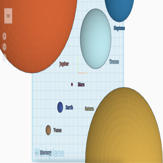 Scaling the Solar System With Tinkercad - Tinkercad